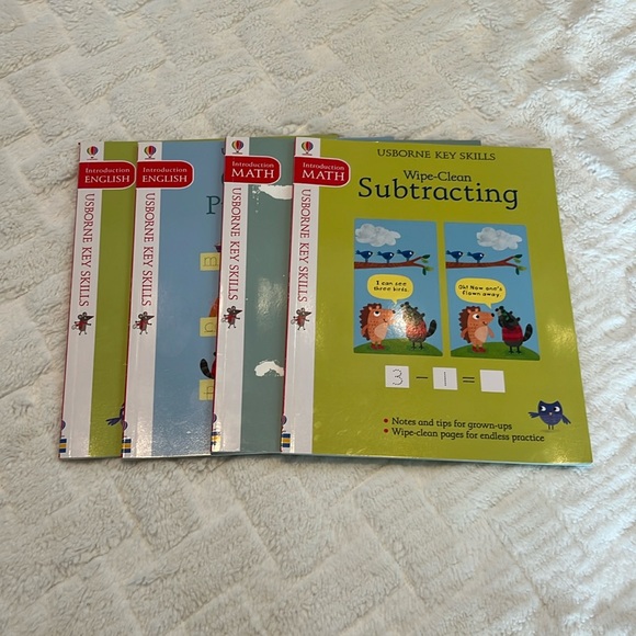 usborne | Other | Usborne Key Skills Math And English Set | Poshmark